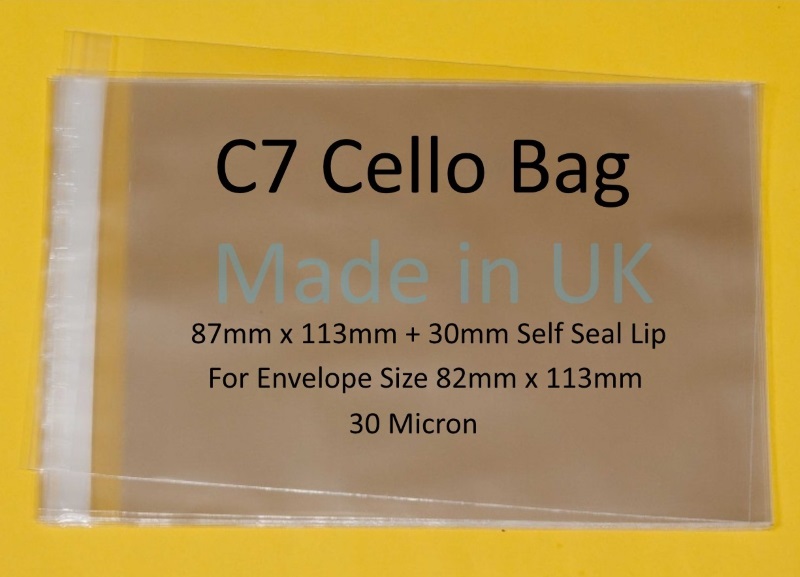 Card Sized Cello Bags - CelloWholesale