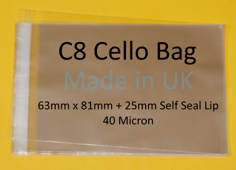 Card Sized Cello Bags - CelloWholesale
