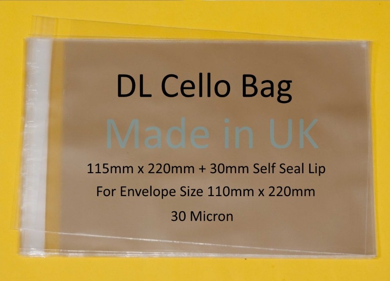Card Sized Cello Bags - CelloWholesale